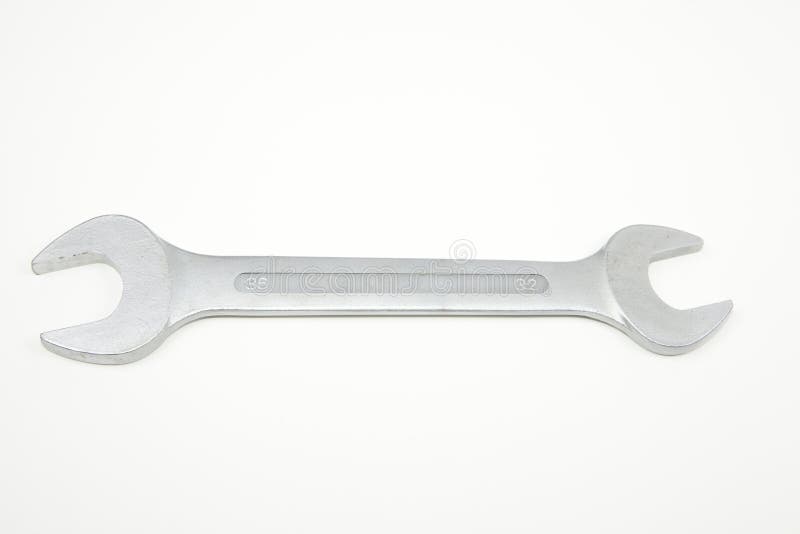 Wrench stock image. Image of handy, combination, white - 15128113