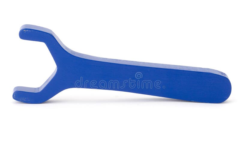 Wrench stock image. Image of blue, wood, repair, wrench - 2123525