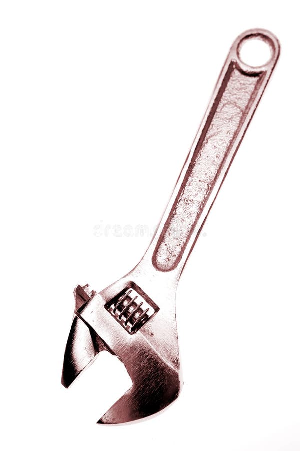 Crescent Wrench; Spanner Tool Stock Image - Image of implement ...
