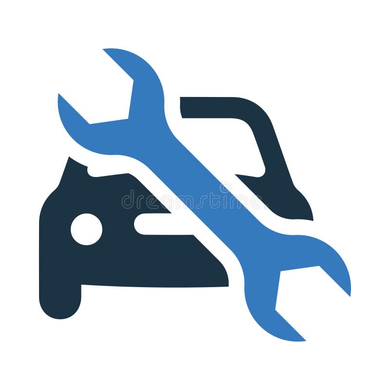 Wrench, Car, Auto Car Repair Icon Stock Vector - Illustration of ...