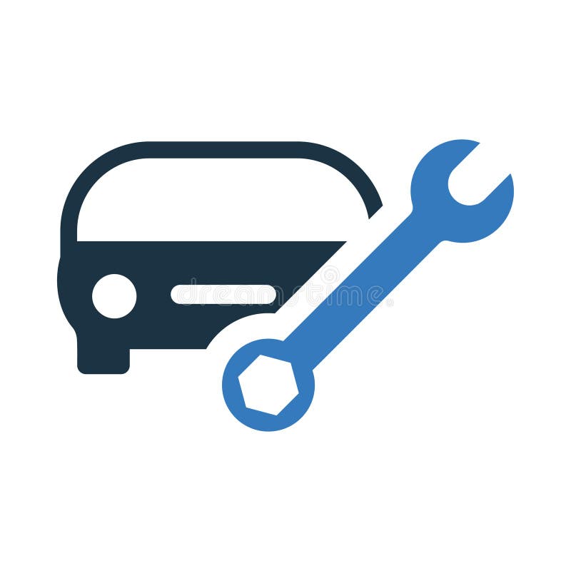 Wrench, Car, Auto Car Repair Icon Stock Vector - Illustration of tool ...