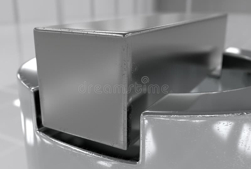 A Wrench and Dap Nut and Washers 3d Illustration Stock Illustration ...