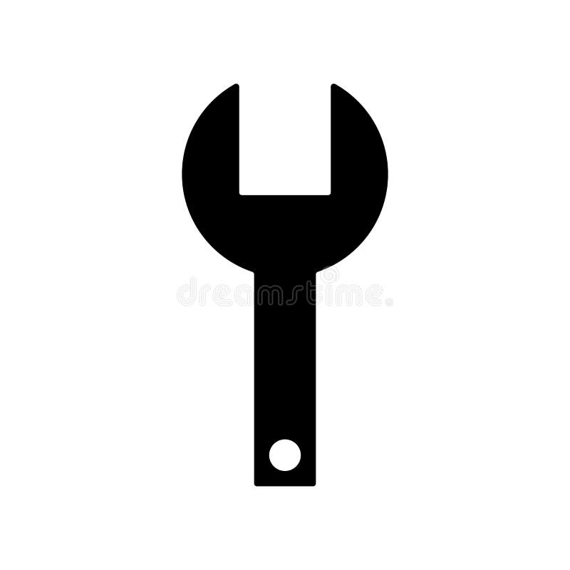 Spanner Icon Vector. Simple Flat Symbol. Tool Icon. Stock Vector ...