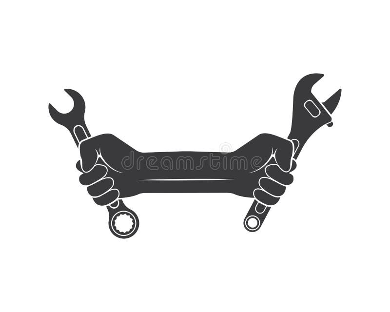Wrench Icon Vector of Automotive Service Illustration Stock Vector ...