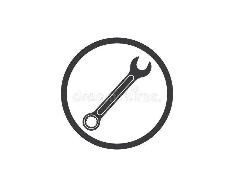 Wrench Icon Vector of Automotive Service Illustration Stock Vector ...