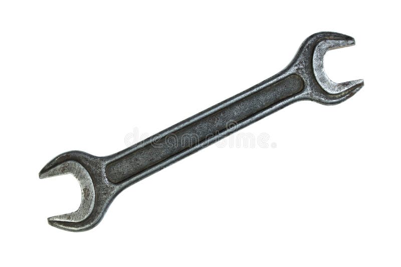 Wrench Isolated on White. Tools Stock Photo - Image of hard, machinery ...