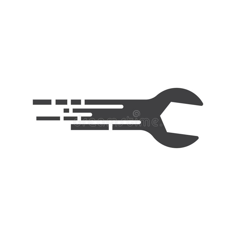 Wrench Logo Vector Flat Symbol Design Stock Vector - Illustration of ...