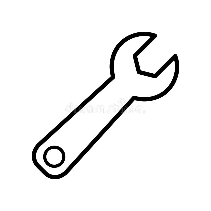 Wrench - Metal Spanner Icon Vector Design Template Stock Vector ...