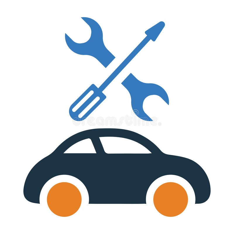 Wrench, Screwdriver, Car, Auto, Repair, Auto Car Repair Icon Stock ...