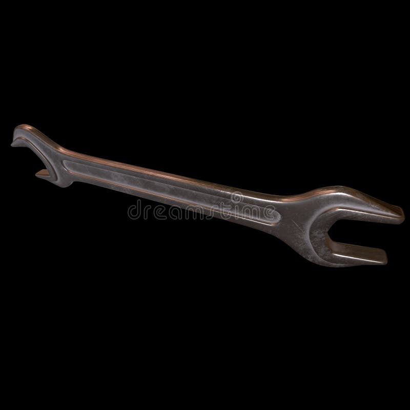 Wrench. Spanner Repair Tool Stock Illustration - Illustration of ...