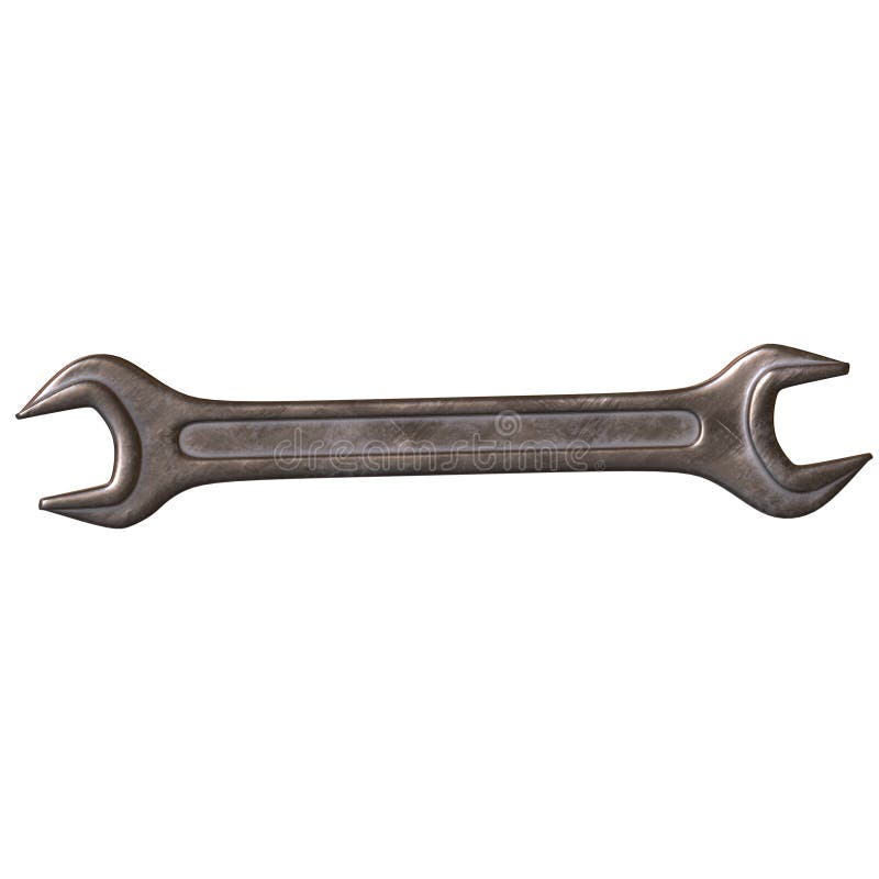 Wrench. Spanner Repair Tool Stock Illustration - Illustration of ...