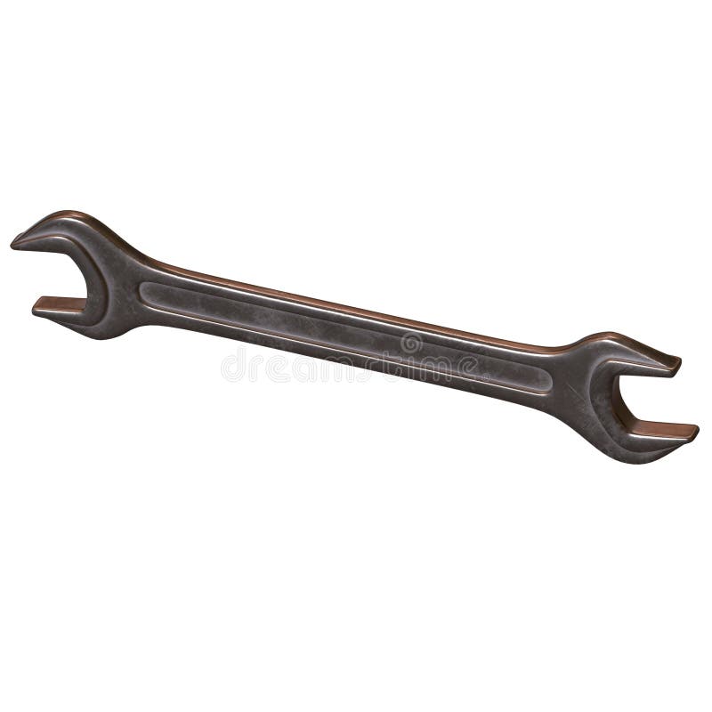 Wrench. Spanner Repair Tool Stock Illustration - Illustration of ...