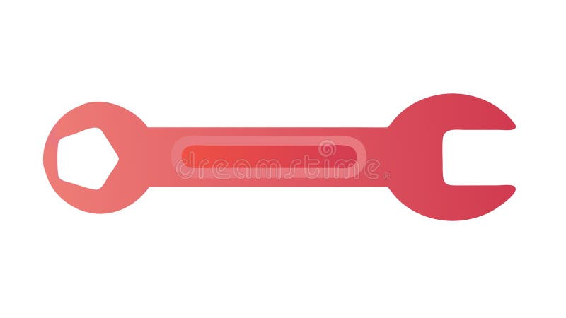 Wrench Spanner Tool Icon, Mechanics Repair Maintenance, Vector Design ...