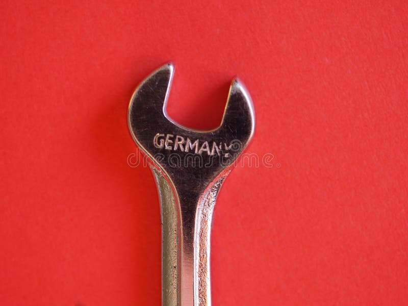Wrench Spanner Tool Made in Germany Stock Photo - Image of germany ...