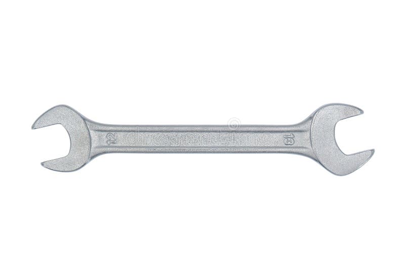 Open-end Wrench 12-13 Mm Isolated on White Background Stock Image ...