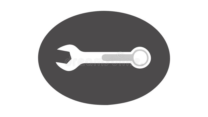 Wrench Tool Icon, Settings, Repair and Maintenance Symbol, Vector ...