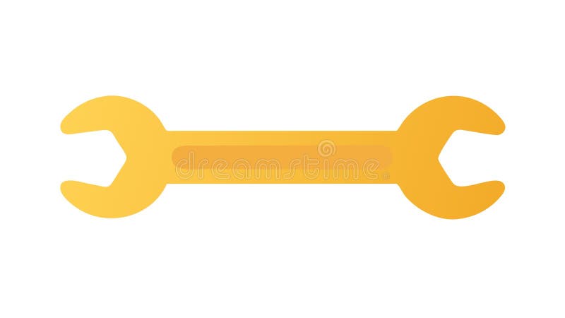 Wrench Tool Spanner Icon, Repair Maintenance Engineering, Vector Design ...