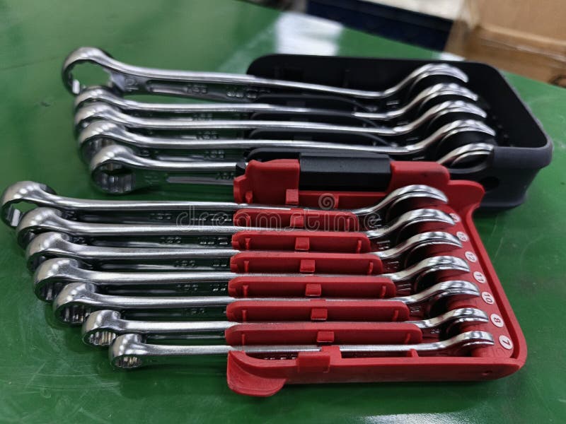This Wrench is on the Tooling Table Stock Image - Image of grey ...