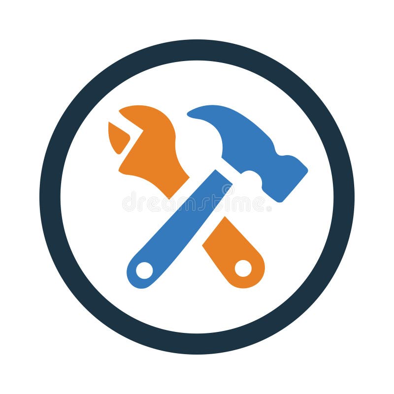 Wrench, Warmer, Work Tools Icon Stock Vector - Illustration of mechanic ...