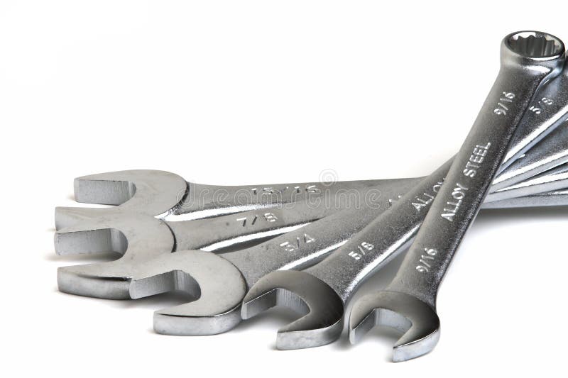 Wrenches stock photo. Image of metal, forkwrench, handy - 809984