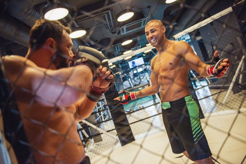 Wrestlers in the ring stock image. Image of american - 319294821