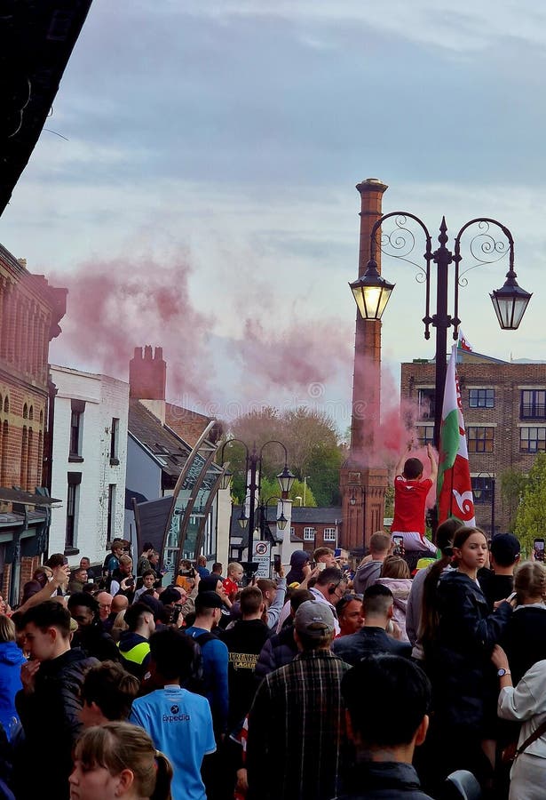 Wrexham AFC Football League Parade Editorial Photo - Image of footp ...