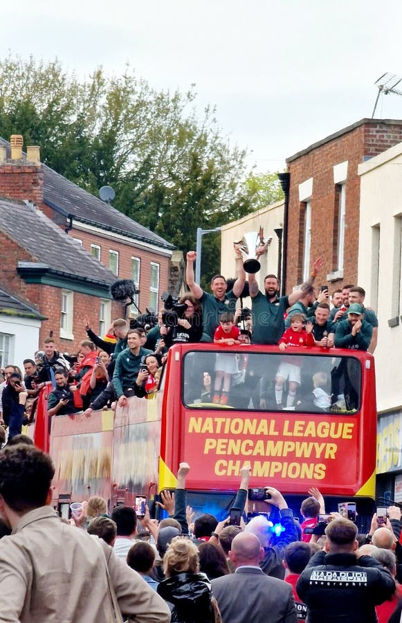 Wrexham AFC Football League Parade Editorial Image - Image of parade ...