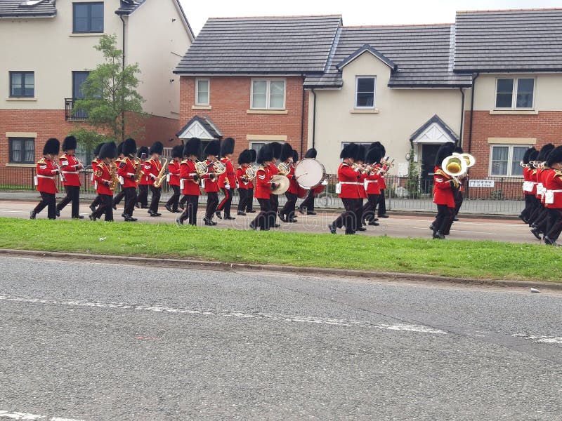 Wrexham editorial photography. Image of army, march - 159445712