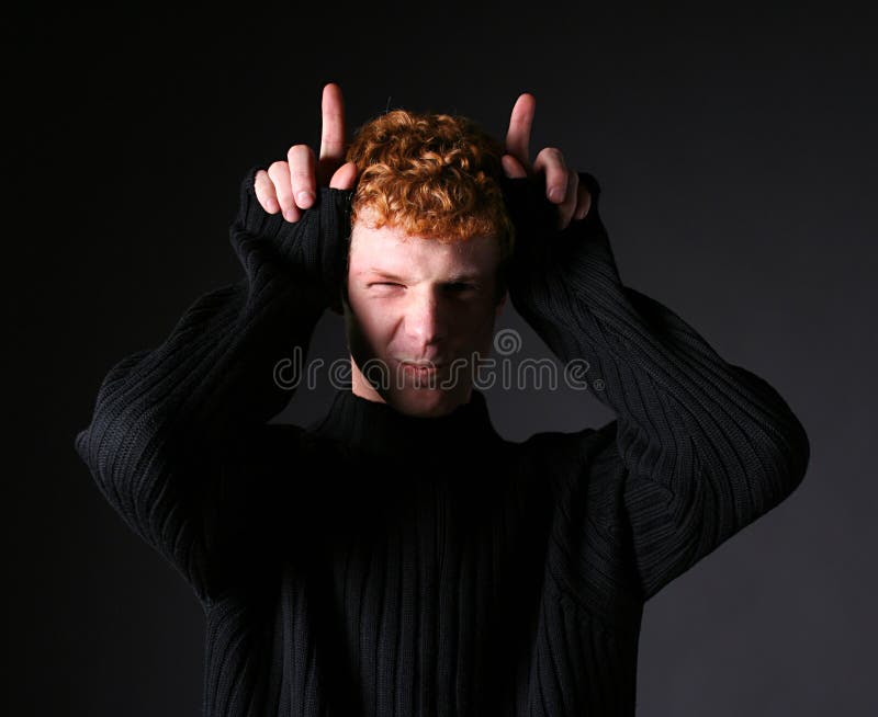 Wriggle stock image. Image of devil, adult, humor, halloween - 3959981