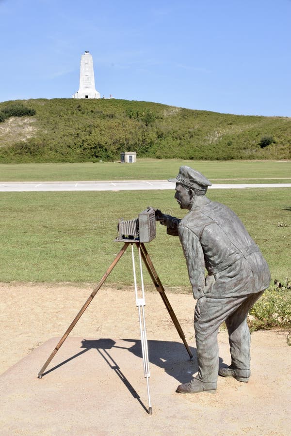 Wright Brothers Monument at Kittyhawk NC. Kill Devil Hills, NC, USA ...