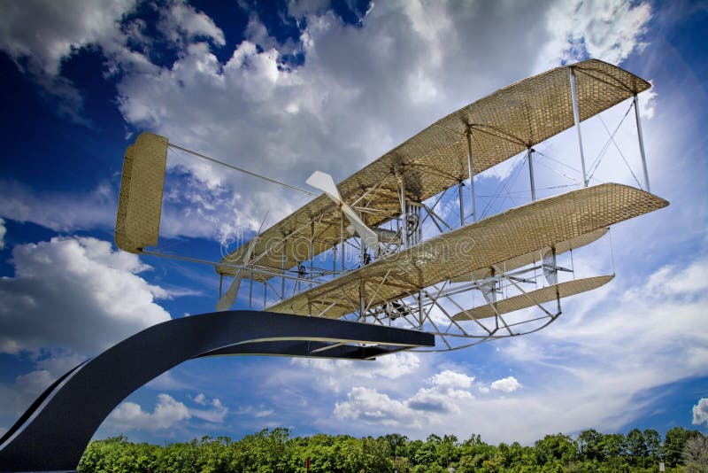 Wright Flyer Sculpture by Larry Godwin Editorial Photo - Image of ...