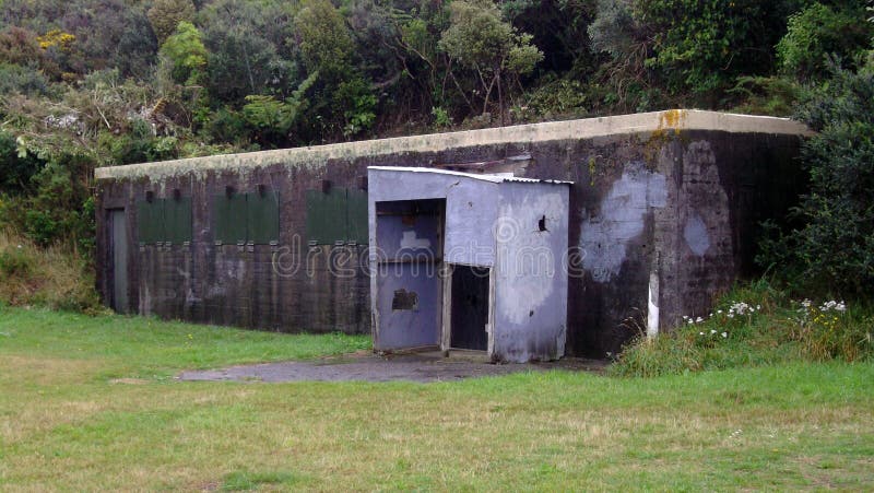 Gun Emplacements editorial stock image. Image of cloudy - 33653164