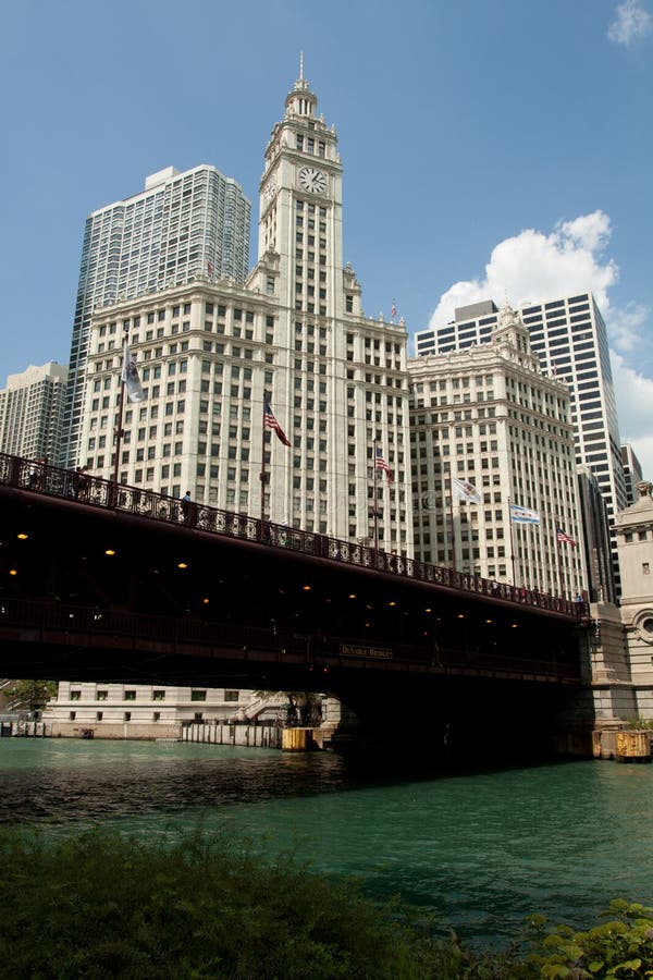 Wrigley Building editorial stock photo. Image of illinois - 29385588