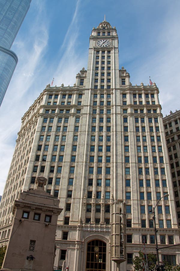 Wrigley Building, Chicago, IL, USA Editorial Stock Photo - Image of ...