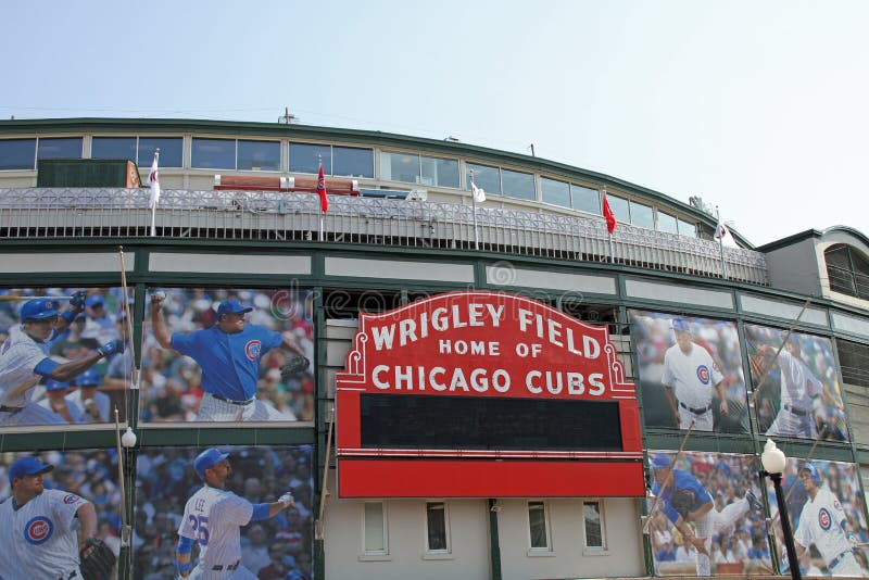 MLB Wrigley Field editorial photo. Image of destination - 8912441
