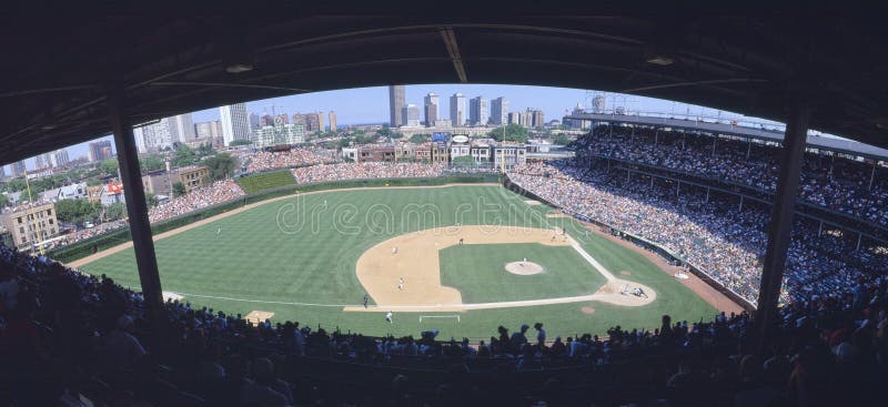 Wrigley Field, Chicago, Cubs V. Rockies, Illinois Editorial Stock Photo ...