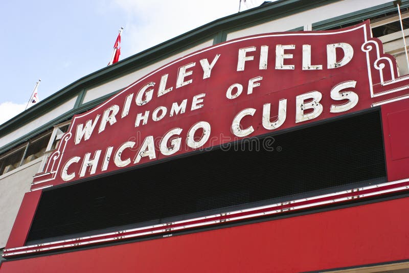 Wrigley Field Sign Blank Stock Photos - Free & Royalty-Free Stock ...