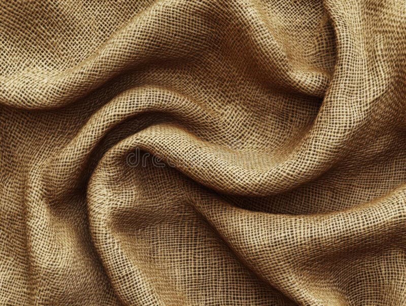 Wrinkled Burlap Texture Background Stock Illustration - Illustration of ...