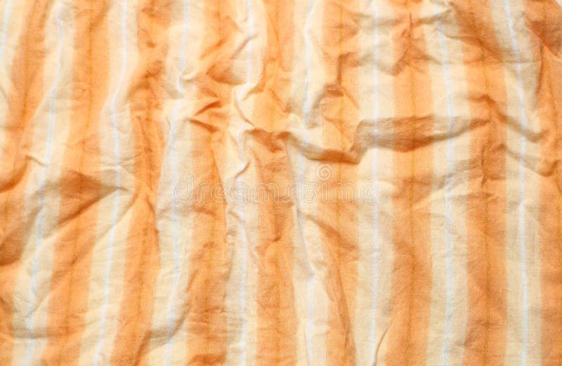 The Wrinkled of Clothes Pattern Orange Color for Background Stock Image ...