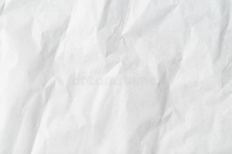Wrinkled or Crumpled White Stencil Paper or Tissue Used for Background ...