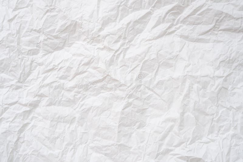 Wrinkled or Crumpled White Stencil Paper Used for Background Texture ...