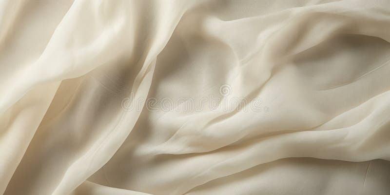 Wrinkled Fabric Texture. Linen Wave Cloth. Soft Crumpled Sheet Stock ...