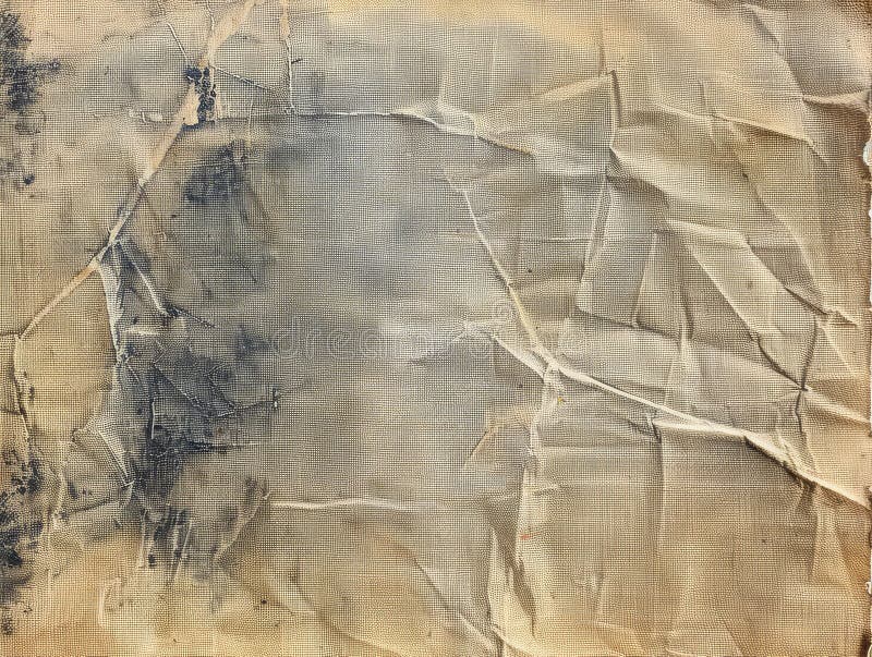 Wrinkled, Faded, and Stained Canvas Texture Stock Illustration ...