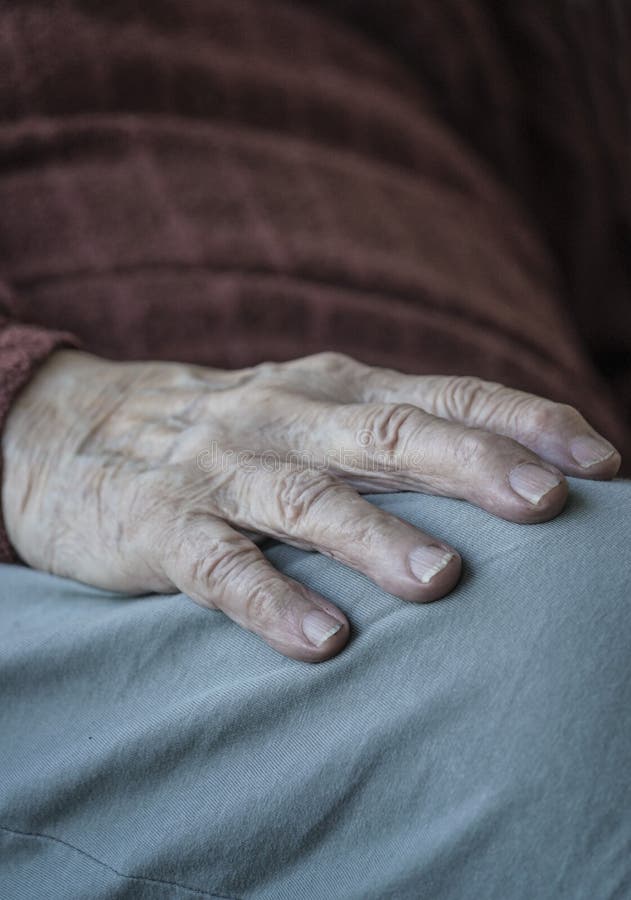 Wrinkled Hand of a Senior Person Stock Photo - Image of hand, health ...