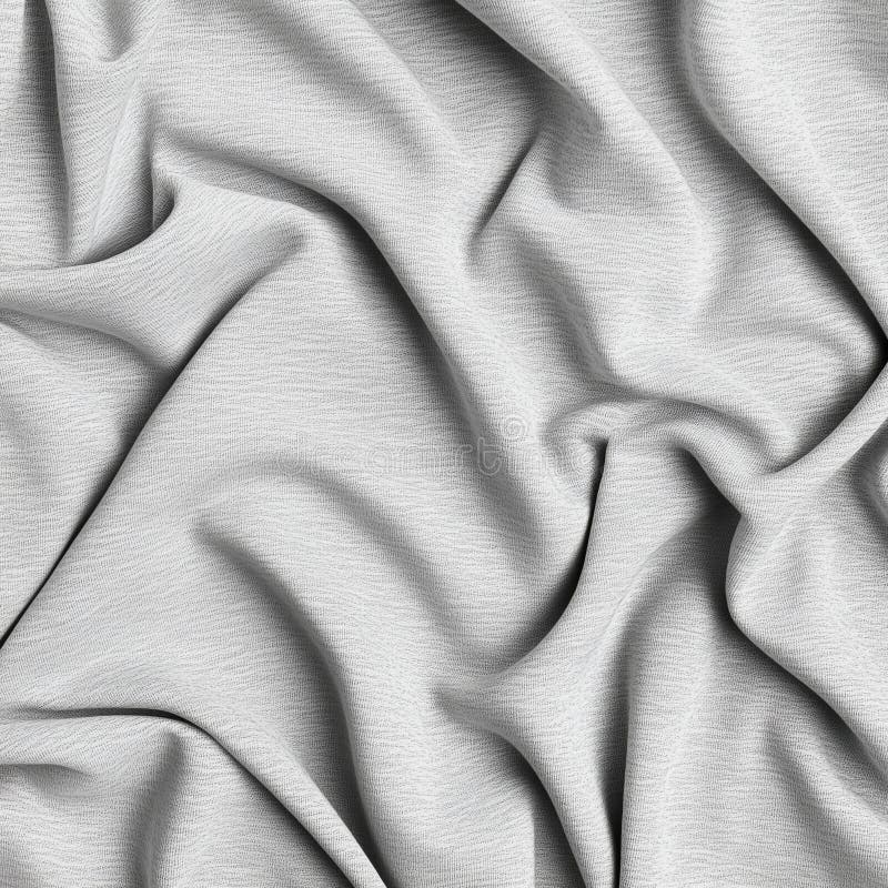 Gray Fabric Texture Draped Folds Creating Smooth Elegant Design Stock ...