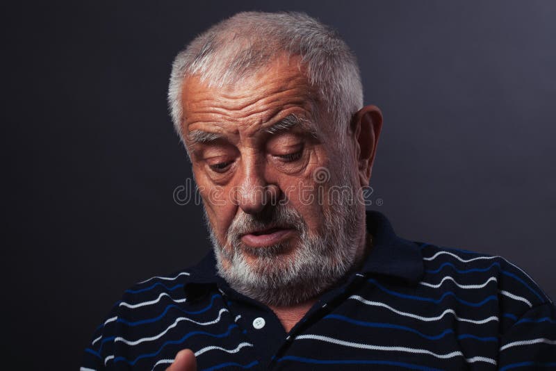 Wrinkled old man 2 stock image. Image of portrait, aging - 76896699