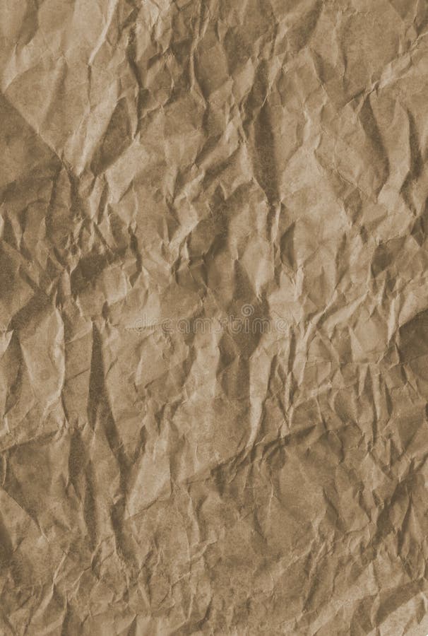 Crumpled Paper Bag Background Stock Image - Image of crumpled, paper ...