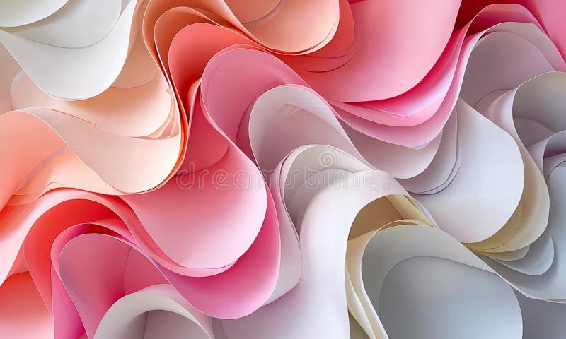 Wrinkled Paper Background with Subtle Texture and Neutral White Tones ...