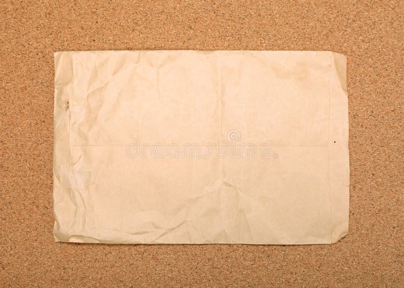 Old, Wrinkled Envelope stock photo. Image of postal, crumpled - 16960082