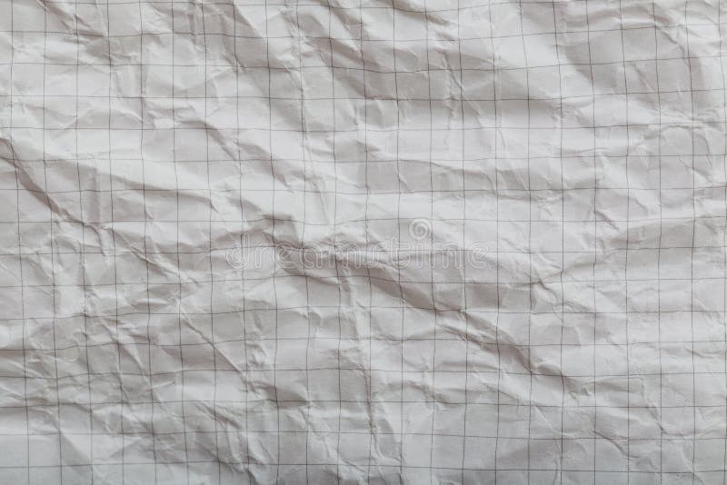 Wrinkled paper stock image. Image of creased, graph, material - 50449169